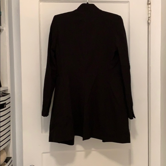 Zara | Jackets & Coats | Zara Black Coat | Poshmark